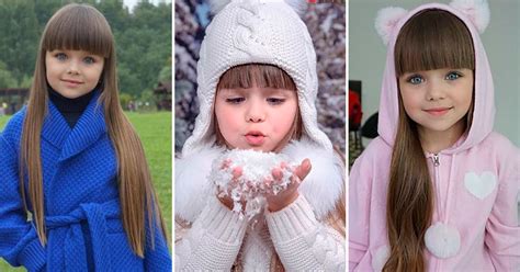 Самой красивой девочкой в мире была названа Настя из России