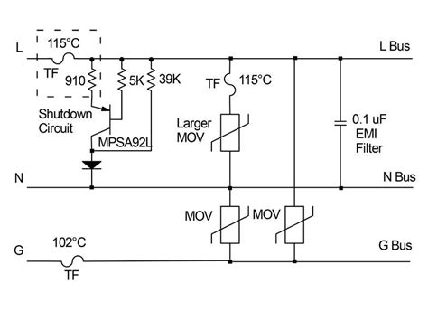 Understanding Transient Voltage Surge Suppressor Circuit Diagram A