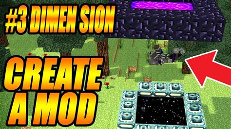 Minecraft How To Make A Mod Without Coding With Mcreator Dimension Tutorial Youtube