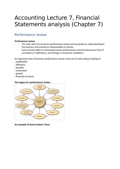 7 Financial Statements Analysis Accounting Lecture 7 Financial