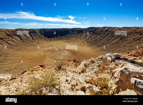 Meteor Crater And Barringer Space Museum Winslow Arizona Usa Stock