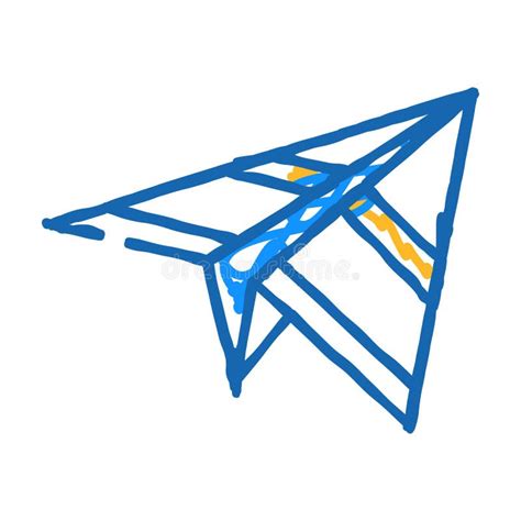 Send Email Campaign Icon Doodle Illustration Stock Vector