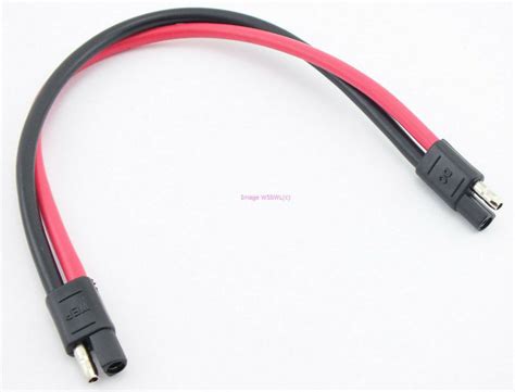 8 Awg 1ft Power Lead 2 Pin Quick Connector Hi Power Radio Cb Ham Solar