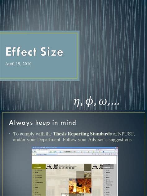 effect size pdf effect size statistics