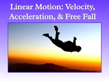 Velocity Acceleration Free Fall Test By Academy Of Enrichment