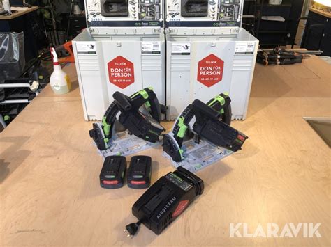 Klaravik Auktioner Sänksågar Festool Tsc 55 Reb 2st