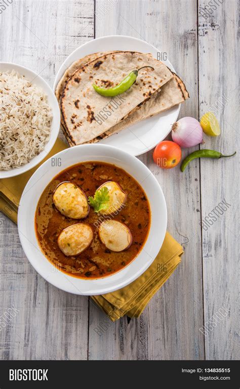 Egg Curry Rotichapati Image And Photo Free Trial Bigstock