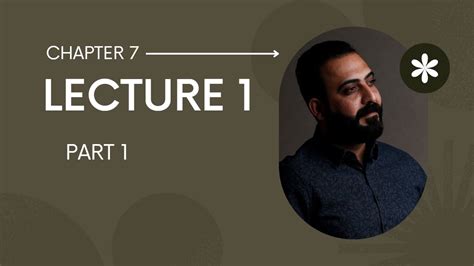 Chapter 7 Lecture 1 Part 1 Chemistry Of Sixth Preparatory Youtube