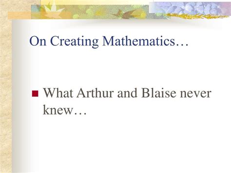 Ppt On Creating Mathematics Powerpoint Presentation Free Download