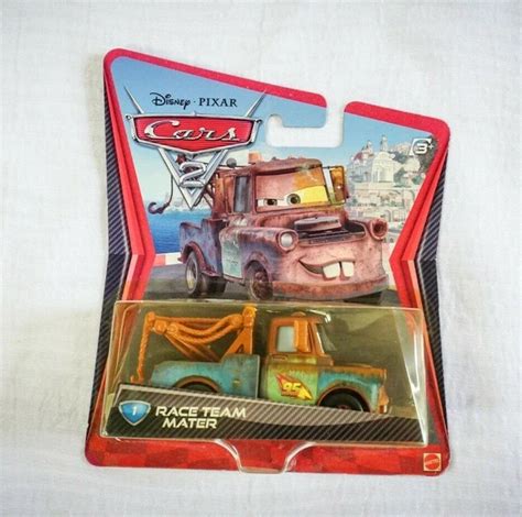 Mattel Disney Pixar Cars 2 Race Team Mater Tow Diecast Toy Collectable