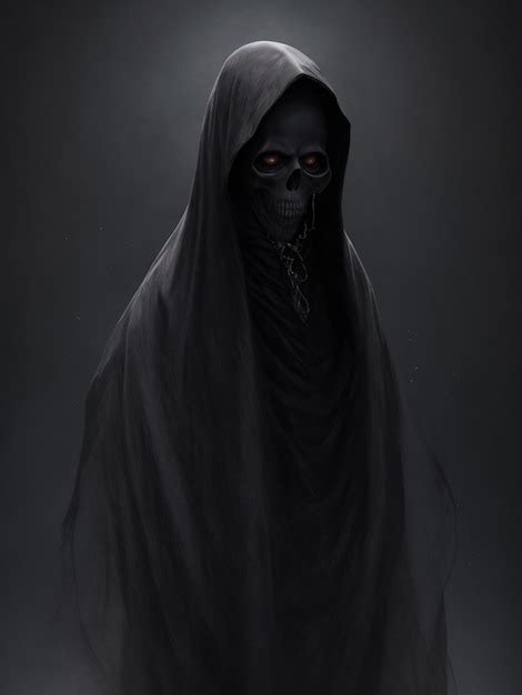 Black Ghost Premium AI Generated Image