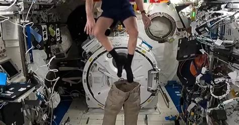 Nasa Astronaut Caught Performing Bizarre Act On Iss In Just His
