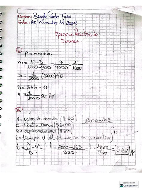 Examen Resuelto Ejercicios Pdf