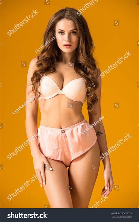 Sexy Girl Standing Lingerie Set Looking库存照片790677070 Shutterstock