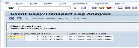 Sap Basis Transaction Code Scc3