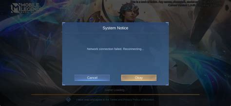 Reconnecting Issues R Mobilelegendsgame