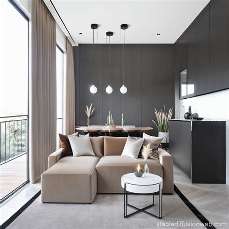 Minimalist Interior With Textures Stable Diffusion Online
