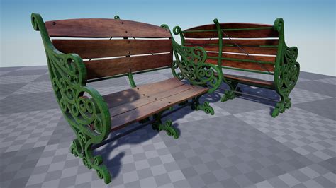 Stylised Park Modular Assets Asset Cloud