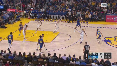 Two Pointthree Point Field Goal Nuggets Warriors Nba Official