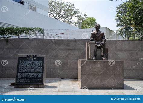 Apolinario Mabini Monument And Historical Marker In Manila Editorial
