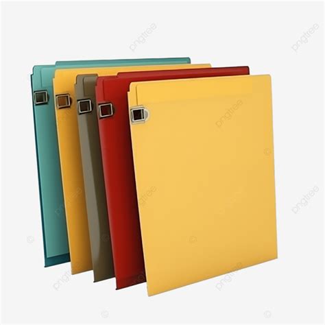 Document Folder File D Illustration D Rendering Check Png