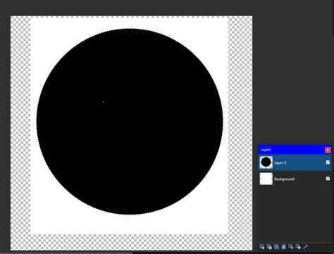 How To Create A Cut Out Of One Layer From Another Layer With Anti Aliasing Enabled Paint