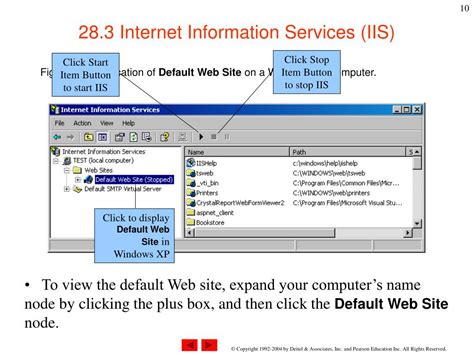Ppt Tutorial 28 Bookstore Application Web Applications Introducing Internet Information
