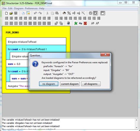 Terminate Program In Structorizer Bezymain