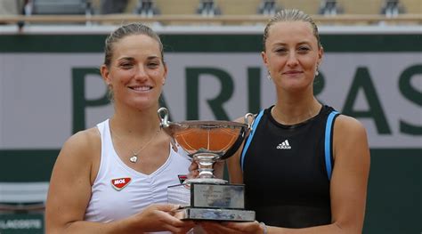 French Open 2019 Kristina Mladenovic And Timea Babos Claim Womens