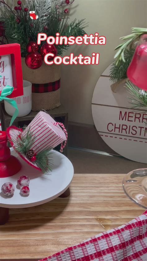 Poinsettia Cocktail Christmas Drinks Christmas Drinks Alcohol