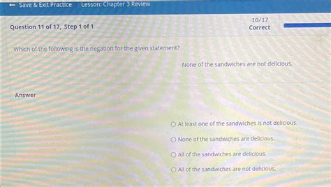 solved save and exit practicelesson chapter 3 ﻿reviewquestion