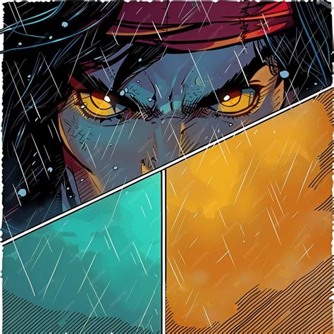 Premium Photo A Close Up Of A Comic Book Cover With A Womans Face