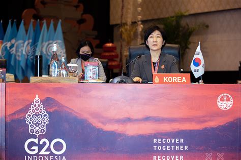 환경부 열린장관실 장관 동정 G20 환경·기후장관회의