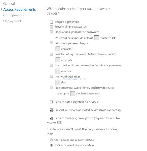 Terry L Us Blog Mobile Device Management For Office 365 Part 4