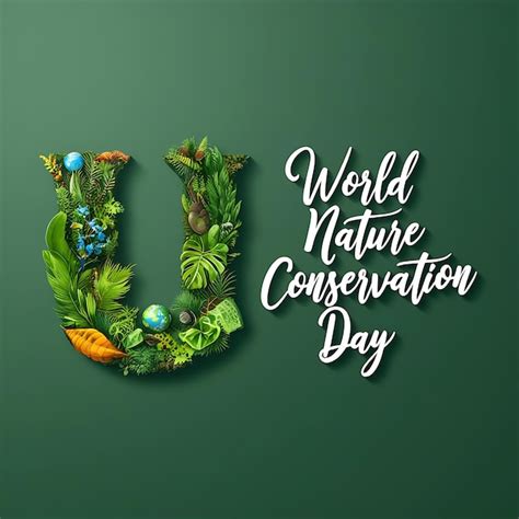 World Nature Conservation Day 4k Image Background Premium Ai