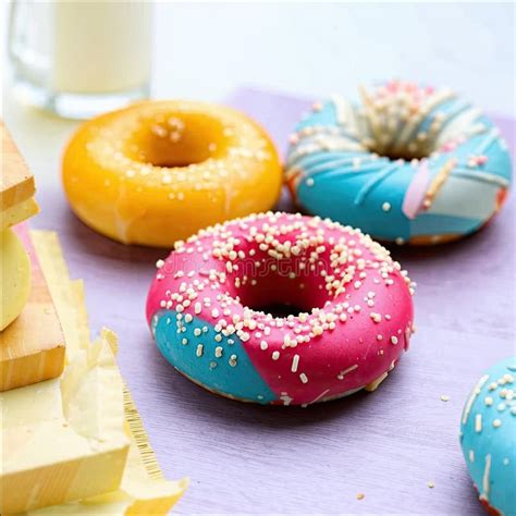 Mochi Donut Combines The Texture Of Japanese Stock Illustration