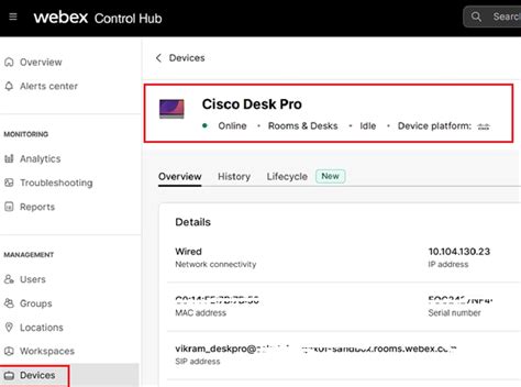 Configure Thousand Eye On Room OS Device And MTR Device Cisco