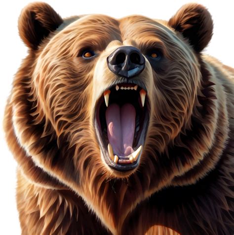 Mother Bear Nuzzling Cub 50171096 Png