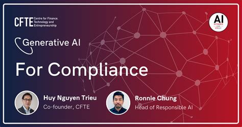 Cfte Launches The Generative Ai For Compliance In Financial Services Programme Cfte