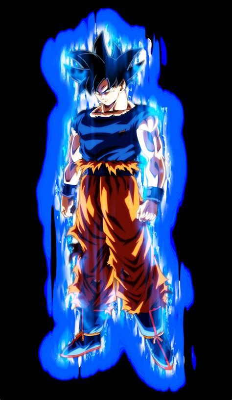 Ultra Instinct Goku Sign W Aura By Blackflim On Deviantart Anime