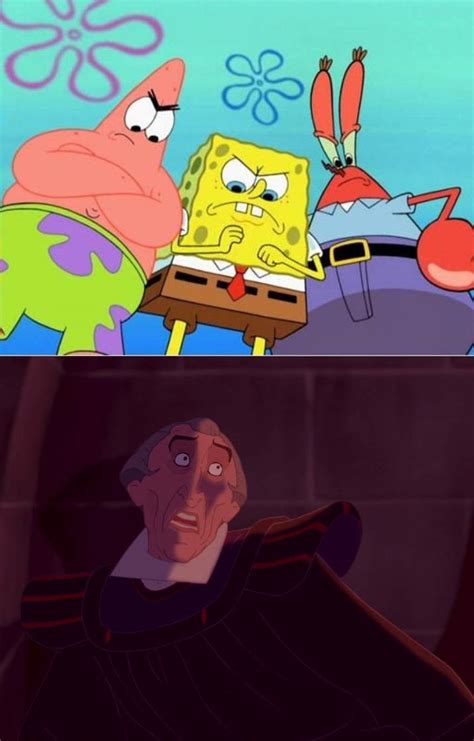 Spongebob Patrick Mr Krabs Mad At Frollo By Supergreenboi On Deviantart