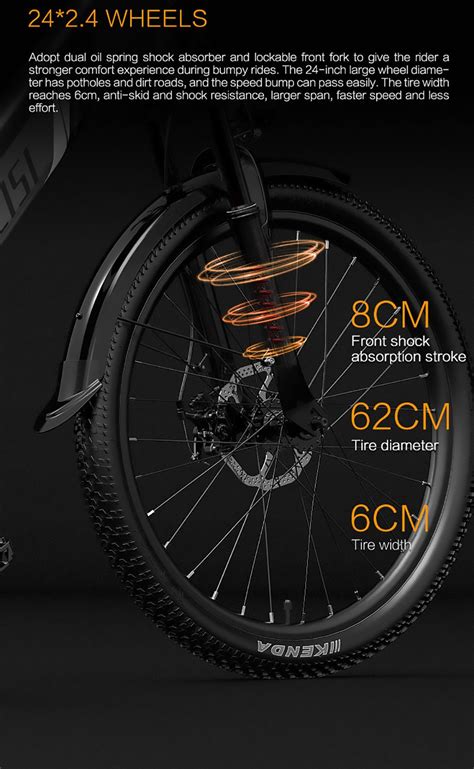 LANKELEISI ES PRO Electric Bike Red