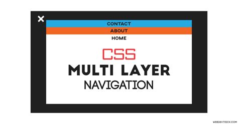 Css Multi Layer Navigation With Material Design Recent Tasks Type Nav