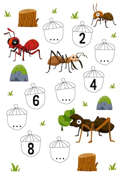 Premium Vector Education Game For Complete The Sequence Of Number