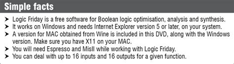 Logic Friday For Combinatorial Digital Logic Design Electronics For You
