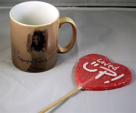 Shania Twain Up Lollipop And Mug Set Uk Promo Memorabilia 556984