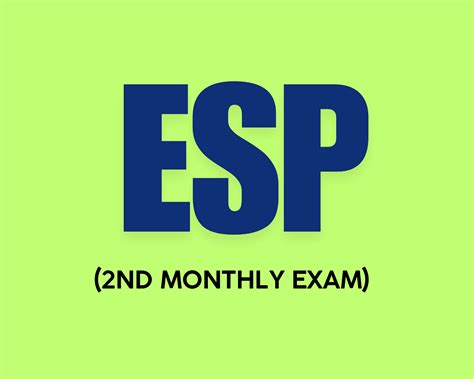 Esp Grade 3 2nd Monthly Exam 3rd Grade Quiz Wayground