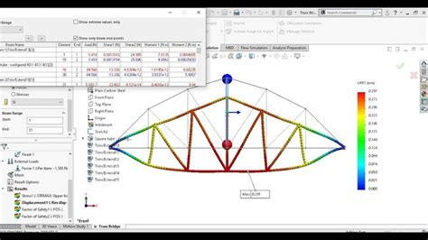 Solidworks Simulations 138 Static Structural Analysis Of Truss Bridge