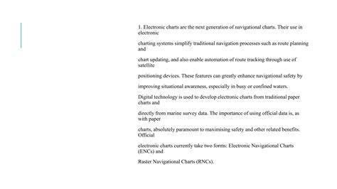 Electronic Chart Faqs Pptx