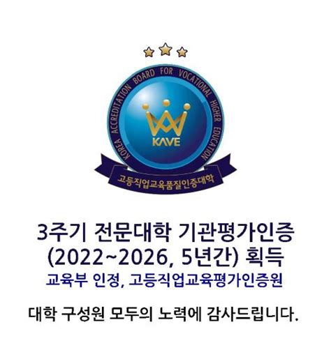 취업특성화 No1 대원대학교